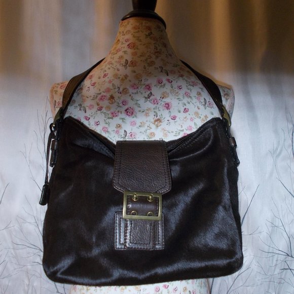 Banana Republic | Bags | Nwot Banana Republic Cow Hide Fur And Leather ...